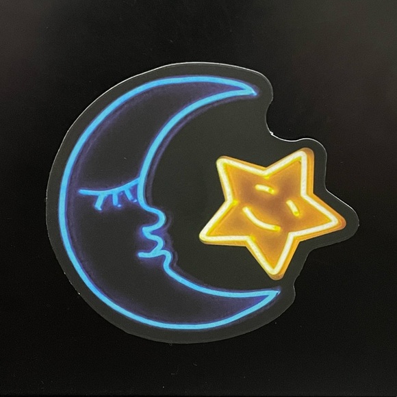 Accessories | Moon Star Sticker | Poshmark